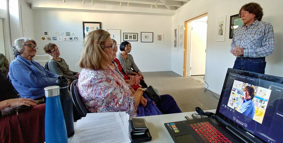 Master Printer James L Webb speaks at Inkspots 10th anniversary ...